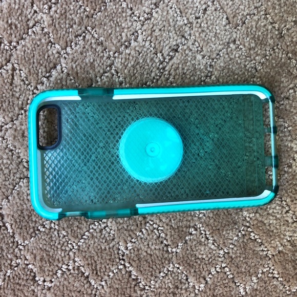 Accessories | Teal Tech 21 Iphone 66s Case With Pop Socket | Poshmark